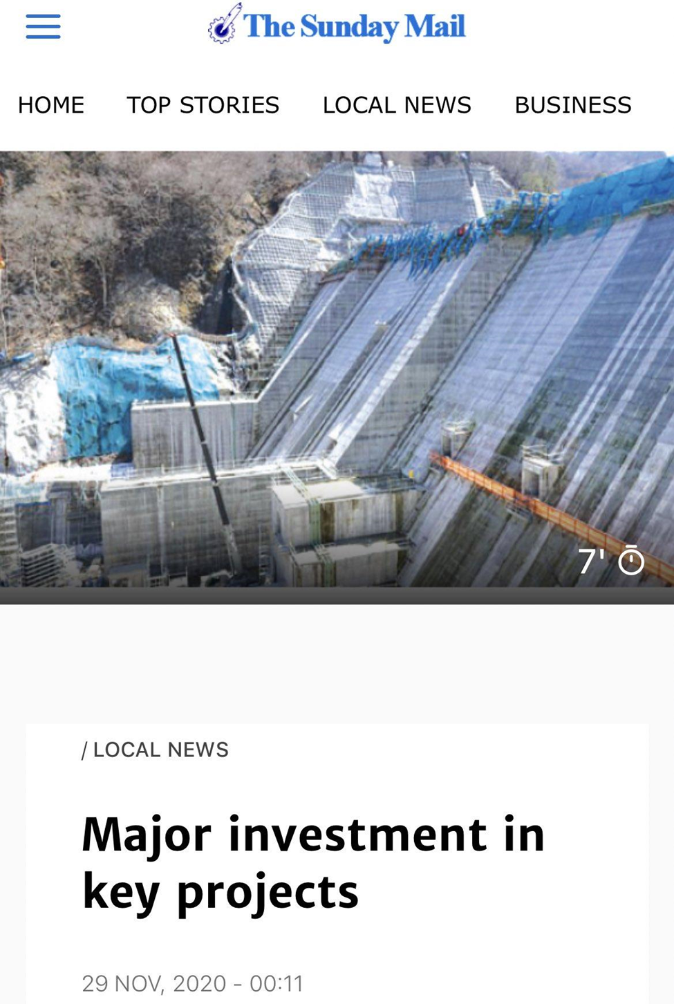 Is this a picture of the Gwayi Shangani Dam? No, contrary to its ...